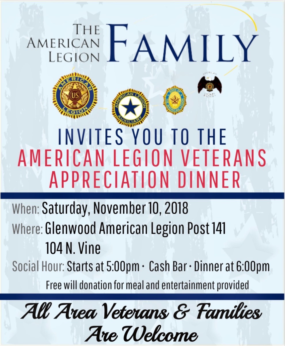 American Legion Veterans Appreciation Dinner – Harvey T. Rimel American ...
